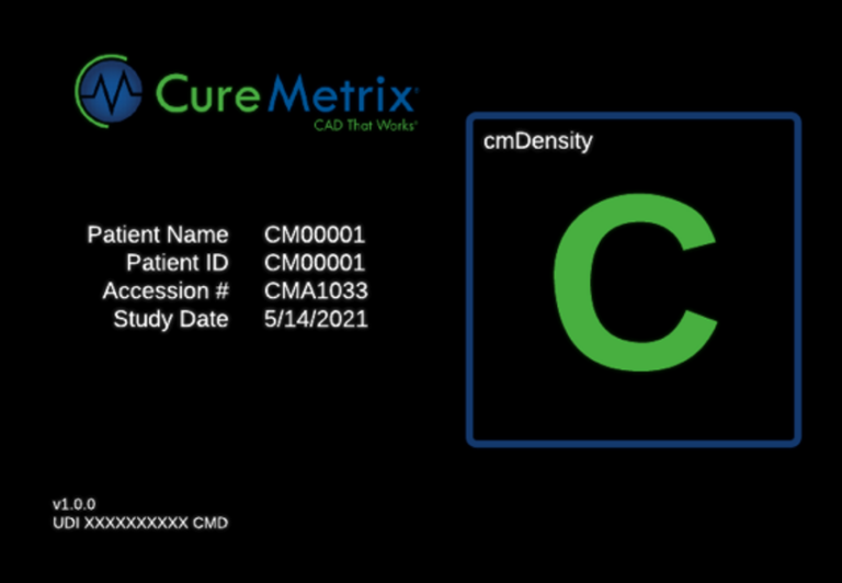 cmDensity™ Mammogram Software - CureMetrix Catch Cancers Early